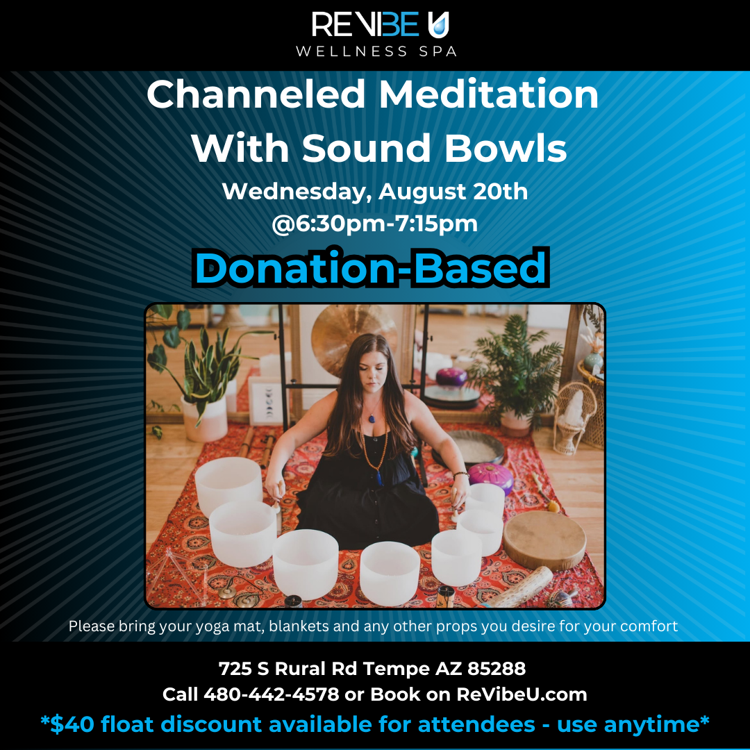 Channeled Meditation With Sound Bowls | REVIBEU WELLNESS SPA